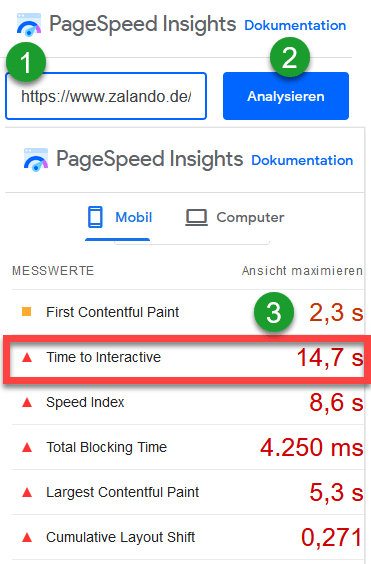 Time to Interactive (TTI) schnell & einfach erklärt
